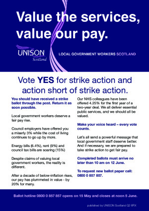 Local Government Pay 2025/26 - UNISON City of Edinburgh